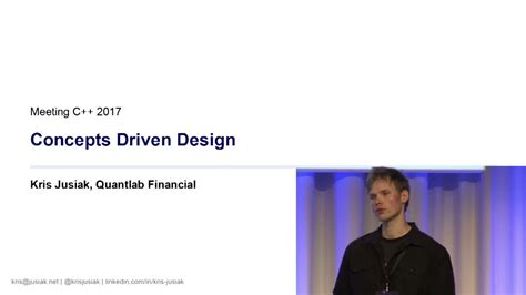 Concepts Driven Design Kris Jusiak Meeting C 2017 Youtube