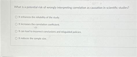 Solved What Is A Potential Risk Of Wrongly Interpreting