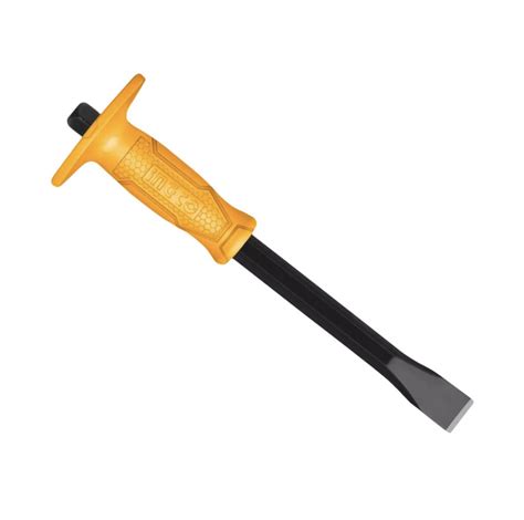 Metal Chisel Flat Head Chisel With Hand Guard For Concrete Cutting