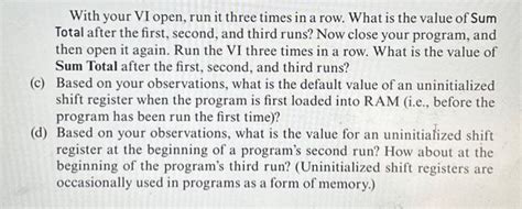 Solved Please Create Each Part Of This Problem In Labview