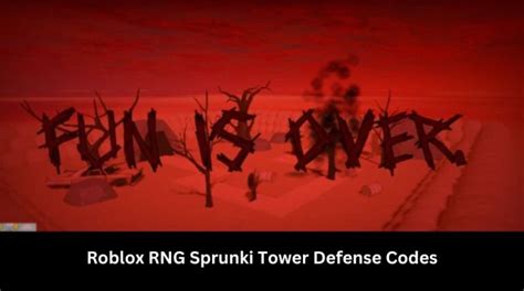 Roblox Sprunki Tower Defense Codes Wiki [october 2025] Mrguider