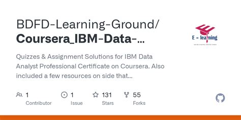 Courseraibm Data Analyst Professional Certificateopc1 Introduction