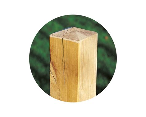 Poortpaal Eik Goedkooptuinhuis