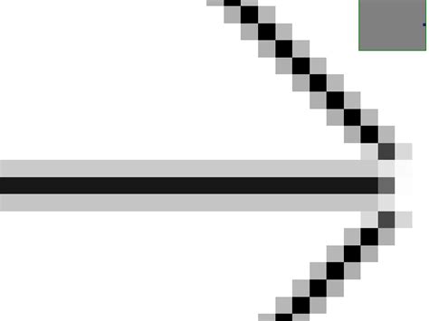 C Pixels At Arrow Tip Missing When Using Antialiasing Stack Overflow