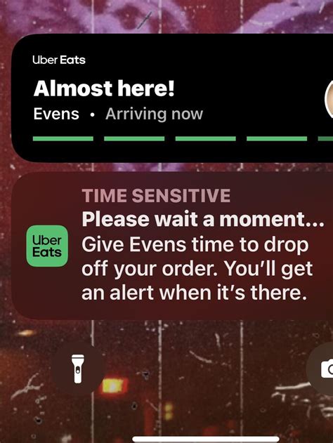 Uber Eats Notifications R Iphone