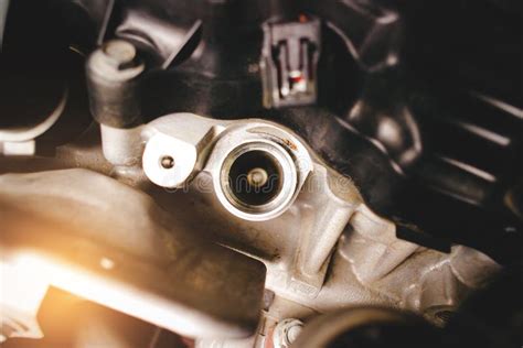 The Spark Plug Socket Of A Car Engine Without An Ignition Coil Stock