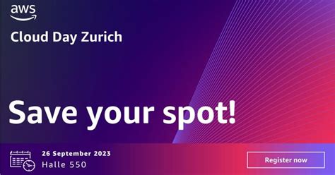 Sohini Sengupta On Linkedin Aws Cloud Day Zurich