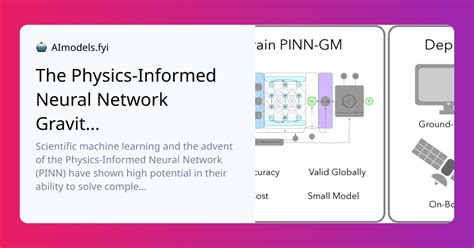 The Physics Informed Neural Network Gravity Model Generation Iii Ai