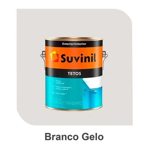Suvinil Tetos Branco Neve 36l Tinta Acrilica Suvinil Tetos Branco