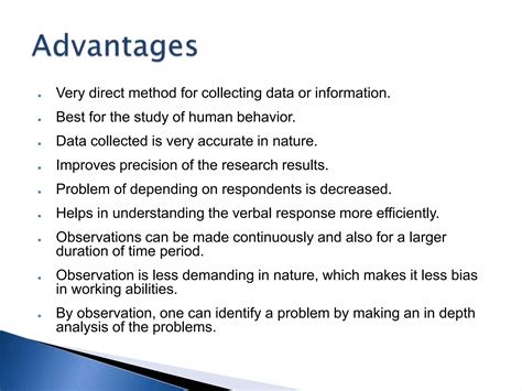 Observational Method Pptx
