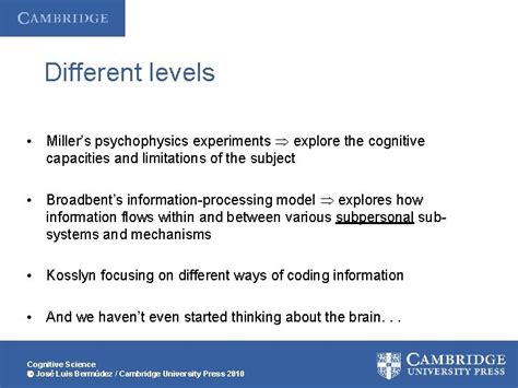Chapter 2 Marrs Theory Of Vision Overview Introduce