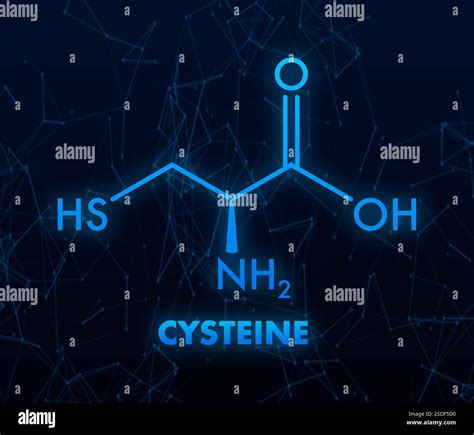 Cysteine An Important Amino Acid And Antioxidant Chemical Structure