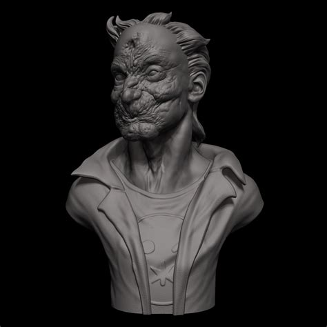 Artstation Arseface Bust Model