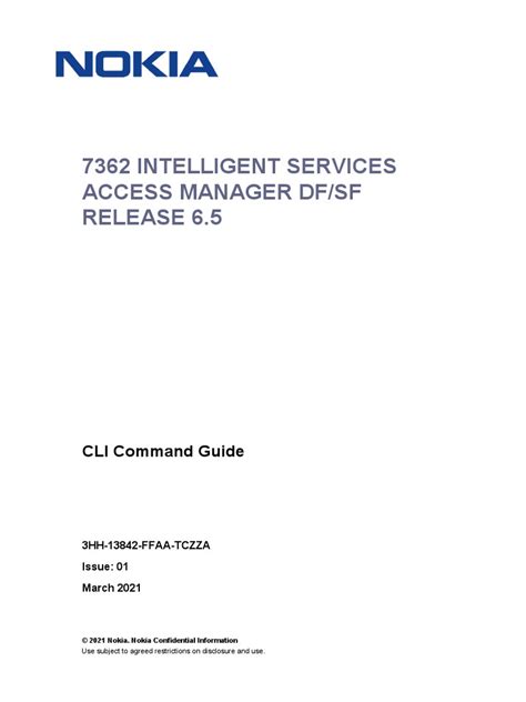 3hh13842ffaatczza01 V1 R65 Cli Commands For 7362 Isam Dfsf Pdf