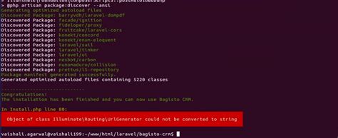 Error On Installation · Issue 32 · Krayinlaravel Crm · Github