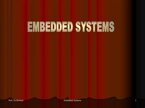 PPT Understanding Embedded Systems In Technology PowerPoint