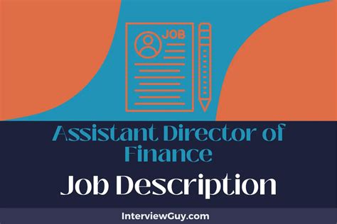Assistant Director Of Finance Job Description Updated For 2026