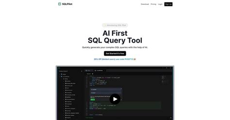 Sqlpilot Ai 驱动的 Sql 编辑器 使用自然语言编写查询