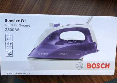 Утюг Bosch Sensixx B1 QuickFilling Secure Москва | Бытовая техника ...