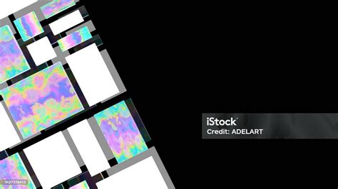홀로그램 대리석 추상적 배경입니다 3d 일러스트레이션 흑백 모양 기하학적 배경 화면 미래 포스터 빛나는 광택 있는 물체 현대 개념 디지털 이미지 0명에 대한 스톡 사진 및