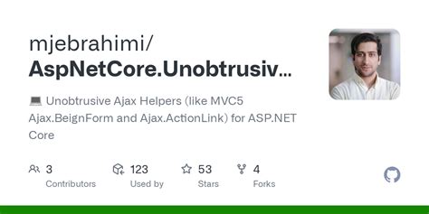 GitHub Mjebrahimi AspNetCore Unobtrusive Ajax Unobtrusive Ajax Helpers Like MVC Ajax