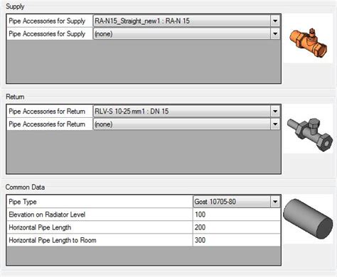 Hydraulic Balancing Of The Heating Device Systems In Autodesk® Revit