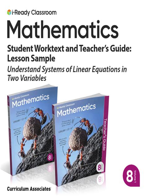 Rcl Cc Math Gr8 Understand Systems Of Linear Equations In Two Variables