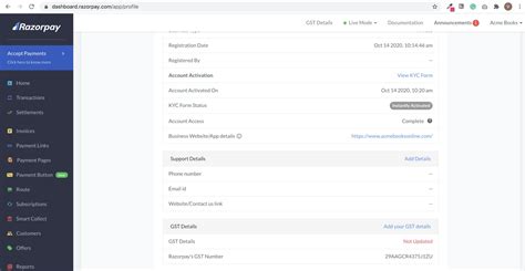 Payments Dashboard Faqs Razorpay Docs