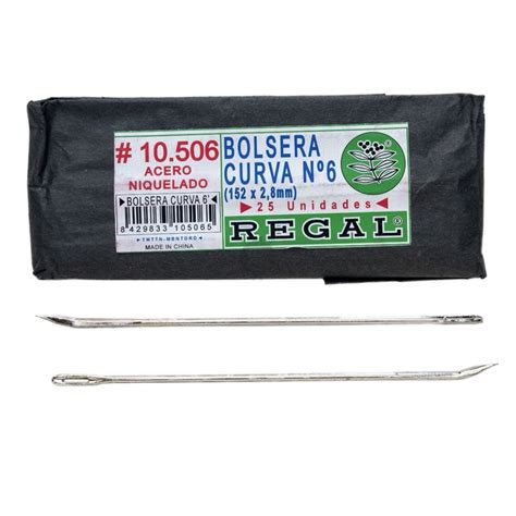 Agujas Colchoneras Curvas Regal Art 10506 N° 6