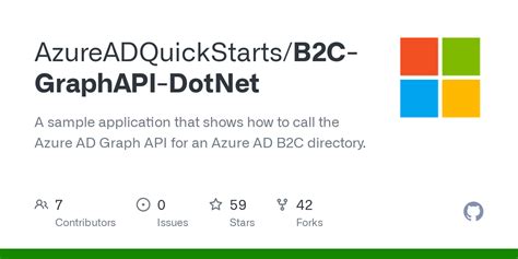 Github Azureadquickstartsb2c Graphapi Dotnet A Sample Application