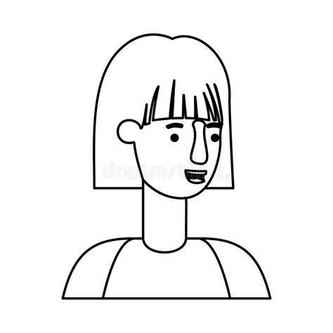 Car Cter De La Mujer Hermosa Y Joven Ilustraci N Del Vector Ilustraci N De Resorte Joven