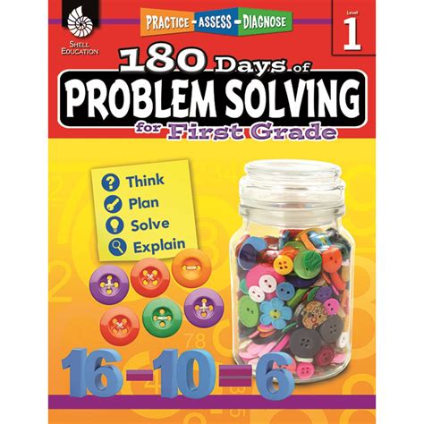 180 Days Of Problem Solving For First Grade Sep51613 Shell Education Books