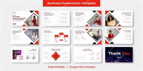 Premium Vector Creative Business Powerpoint Presentation Slides