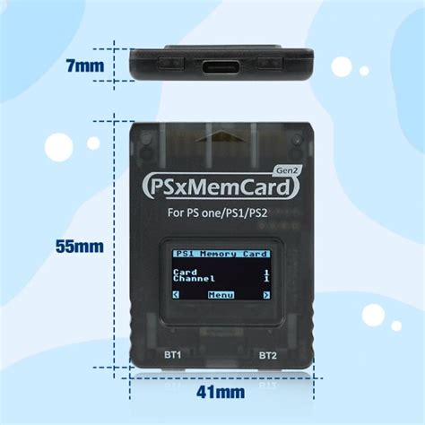 PSxMemCard Gen Memory Card For PlayStation PS One Playstation Game Consoles Bitfunx