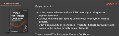 Python For Finance Cookbook Over 80 Powerful Recipes For Effective Financial Data Analysis 2nd