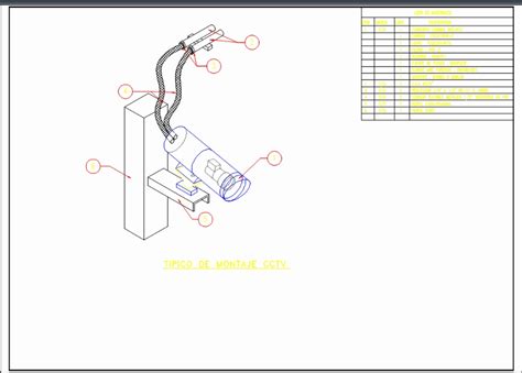 Camera Mounting In Autocad Cad Download 3354 Kb Bibliocad