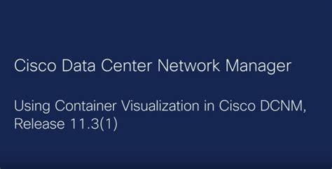 Cisco DCNM Demos Comprehensive Management For The Data Center Cisco Blogs