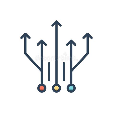 Color Illustration Icon For Parallel Transition And Cable Stock Vector Illustration Of