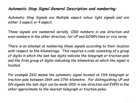 Concepts Of Automatic Block Signalling Ppt