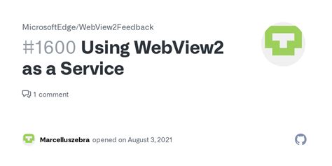 using webview2 as a service · issue 1600 · microsoftedge