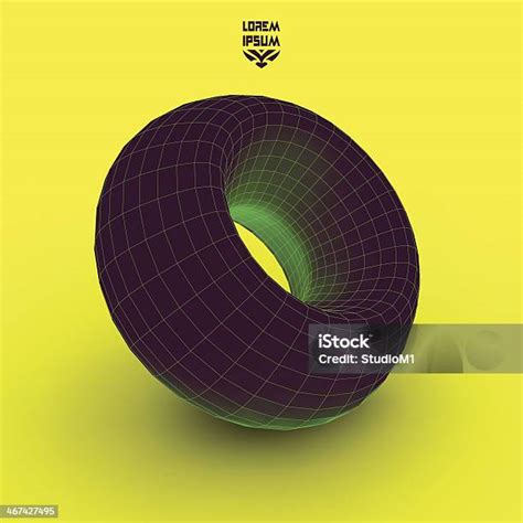 3 D 벡터 일러스트레이션 2차 도형에 대한 스톡 벡터 아트 및 기타 이미지 2차 도형 3차원 형태 개념 Istock