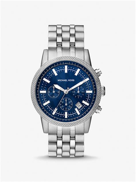 Michael Kors Mens Watches Silver Top