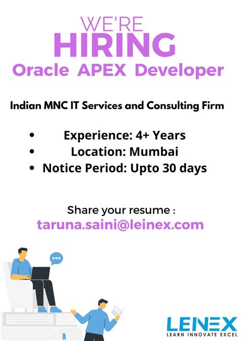 Taruna Saini On Linkedin Urgenthiring Oracleapexdeveloper Apex