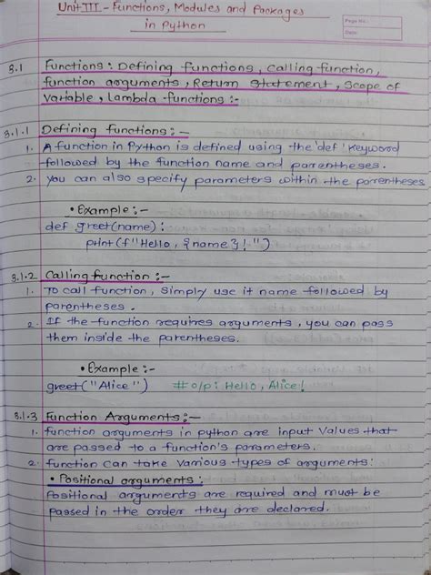 Functions Modules And Packages In Python Pdf