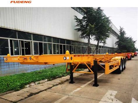 3 Axles Skeleton Chassis Trailer