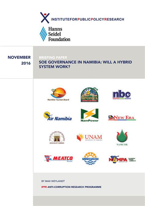 Soe Governance In Namibia Ippr