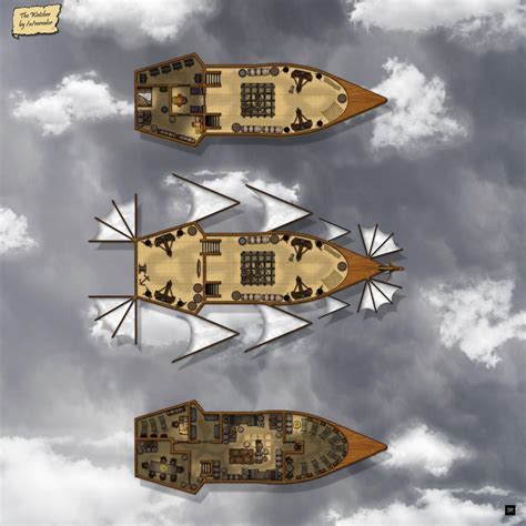 Airship Battlemap The Watcher Album On Imgur Airship Fantasy Map