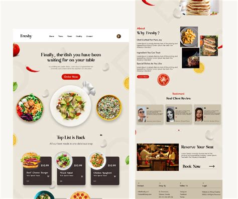 Restaurant App Ui Figma