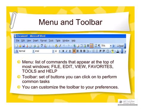 basic computer operations pdf