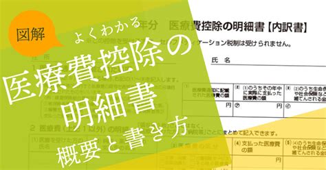 【図解】医療費控除の明細書の書き方とポイントがよくわかる解説 マナビト